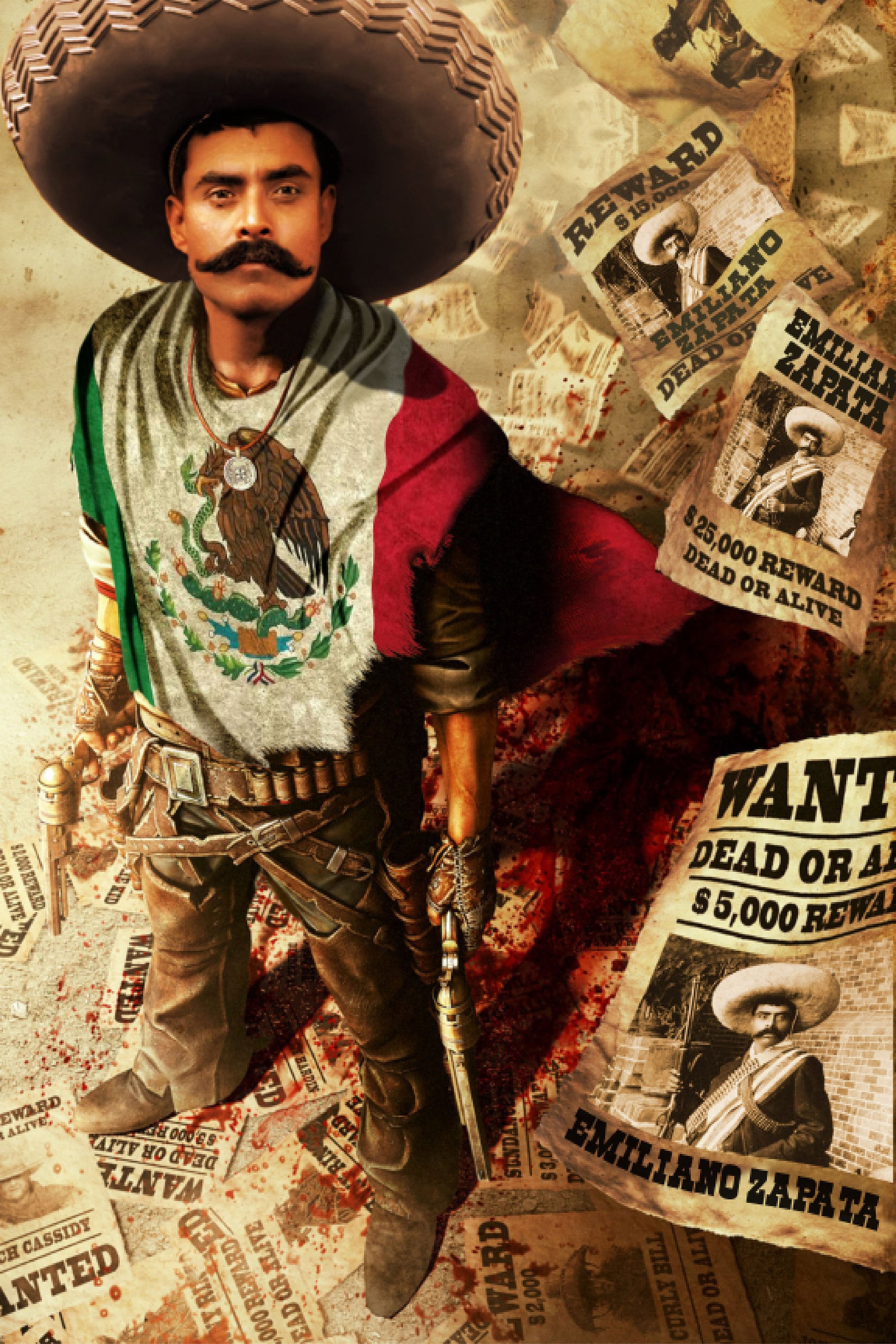 Mexican Flag Emiliano Zapata - Etsy