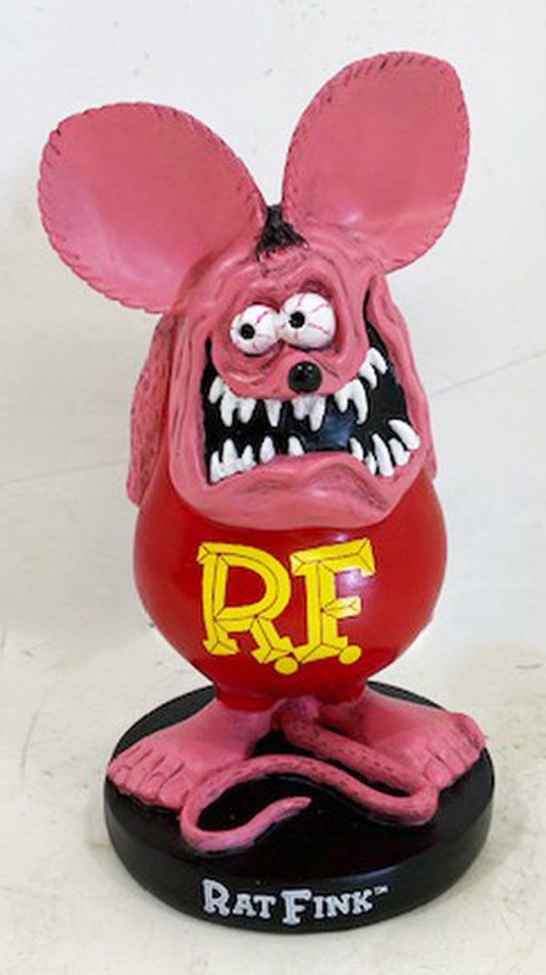Pink Rat Fink Standing Statue - Etsy