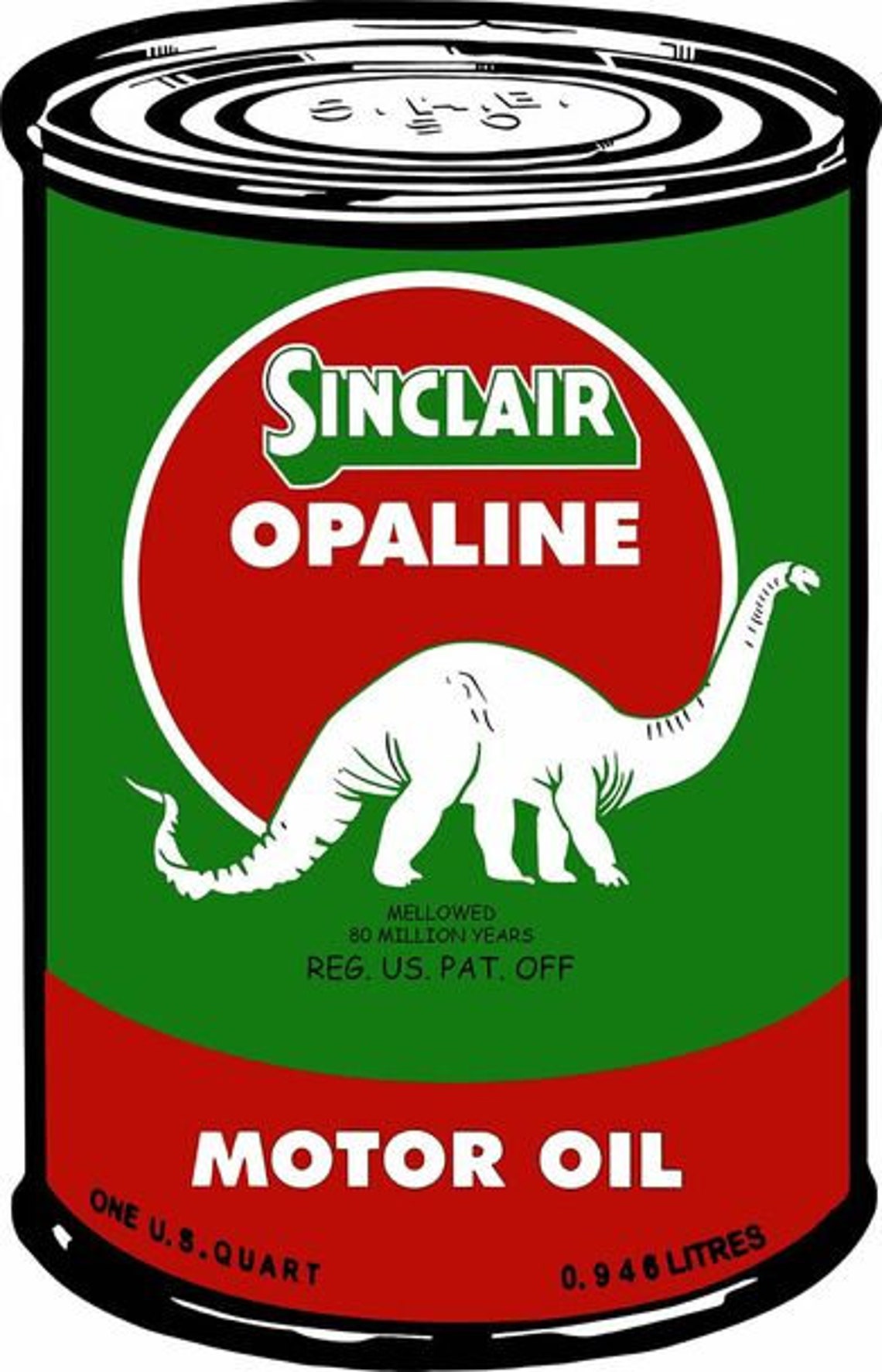 Motor Oil Can Metal Sign - Etsy