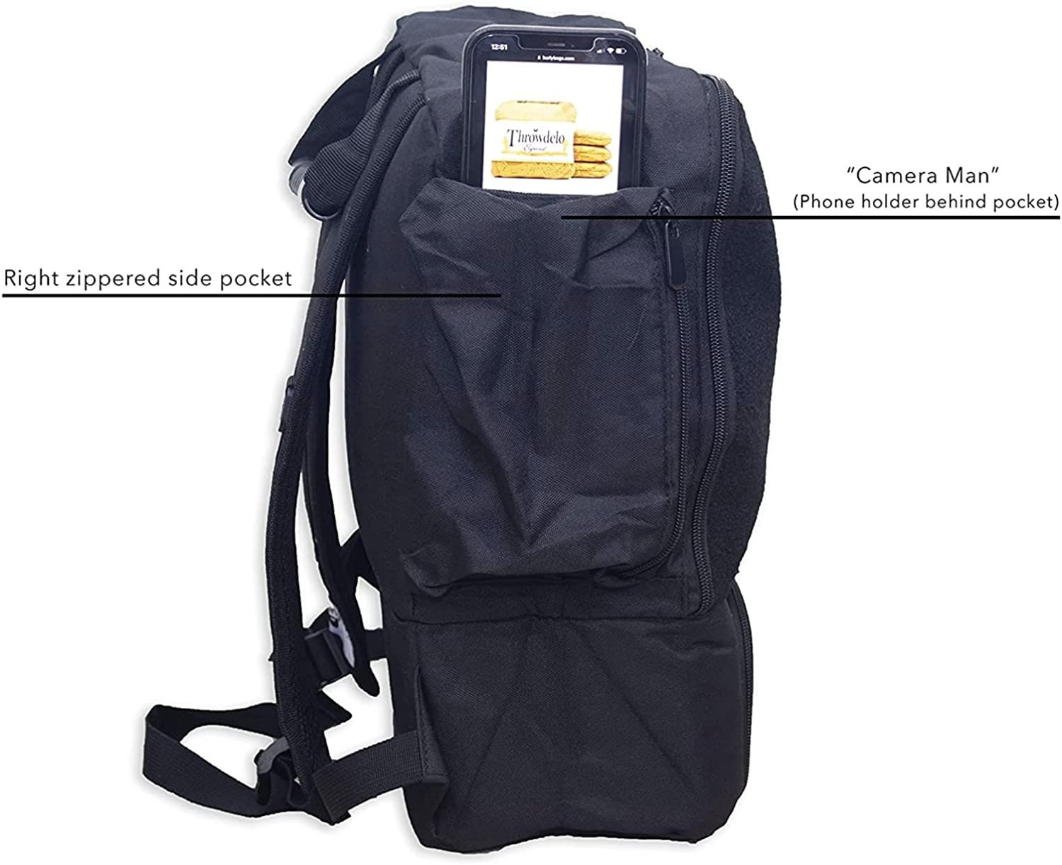 Burly Bags Cornhole Backpack: Cooler, Reinforced Straps, 16-24 Bag ...