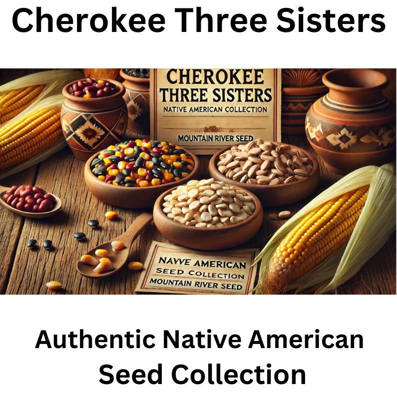 Cherokee Three Sisters Seed Mix: Native American Corn, Bean, Squash - Etsy