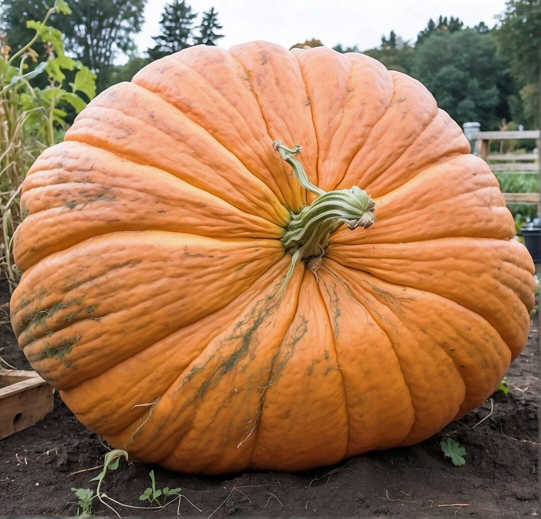 Dill's Atlantic Giant Pumpkin Seeds: Heirloom, Grow Colossal Pumpkins ...