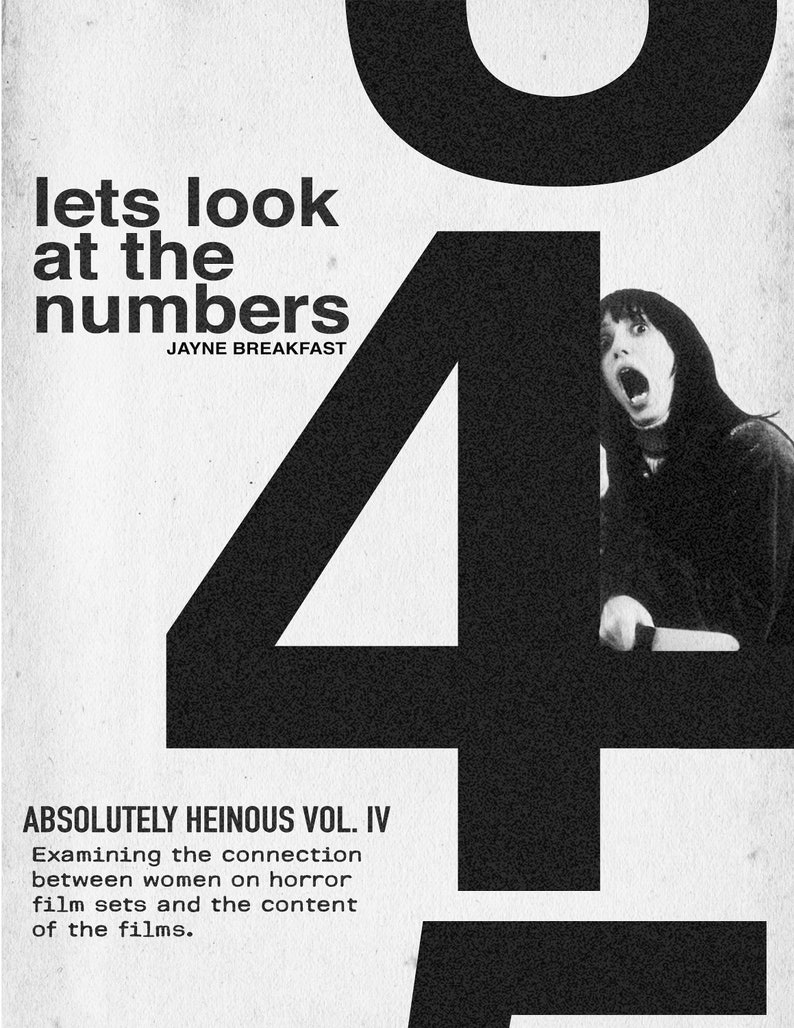 Absolutely Heinous; Zine Series About Women in Horror Films, Vol. Iv ...