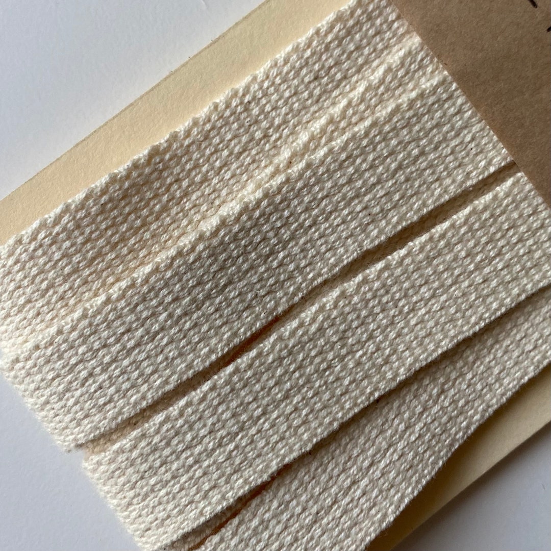 Organic Webbing 6 Widths, Lightweight Natural Cotton Bag Strap - Etsy