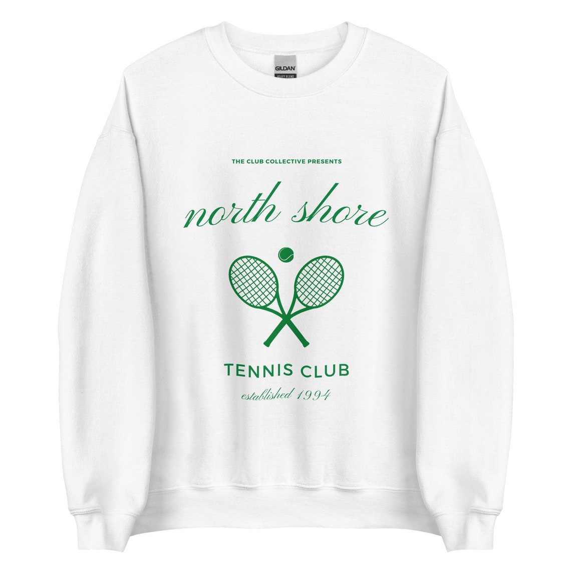 TENNIS CLUB North Shore Tennis Club Sweater Tennis Club - Etsy