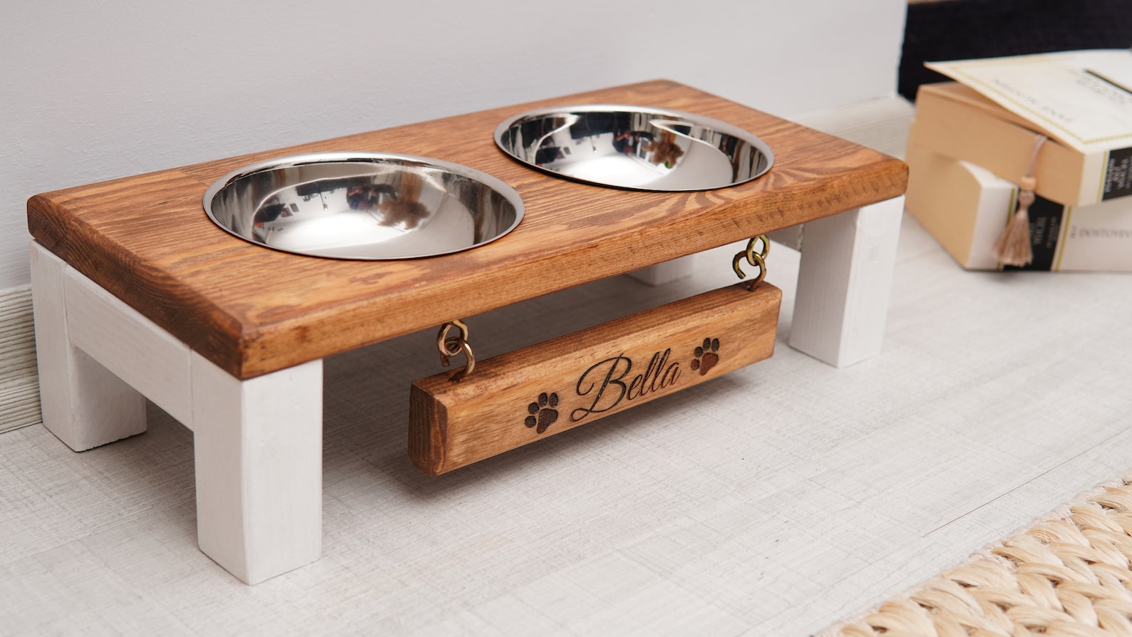 Dog Bowl Stand Cat Food Stand Elevated Pet Feeder - Etsy