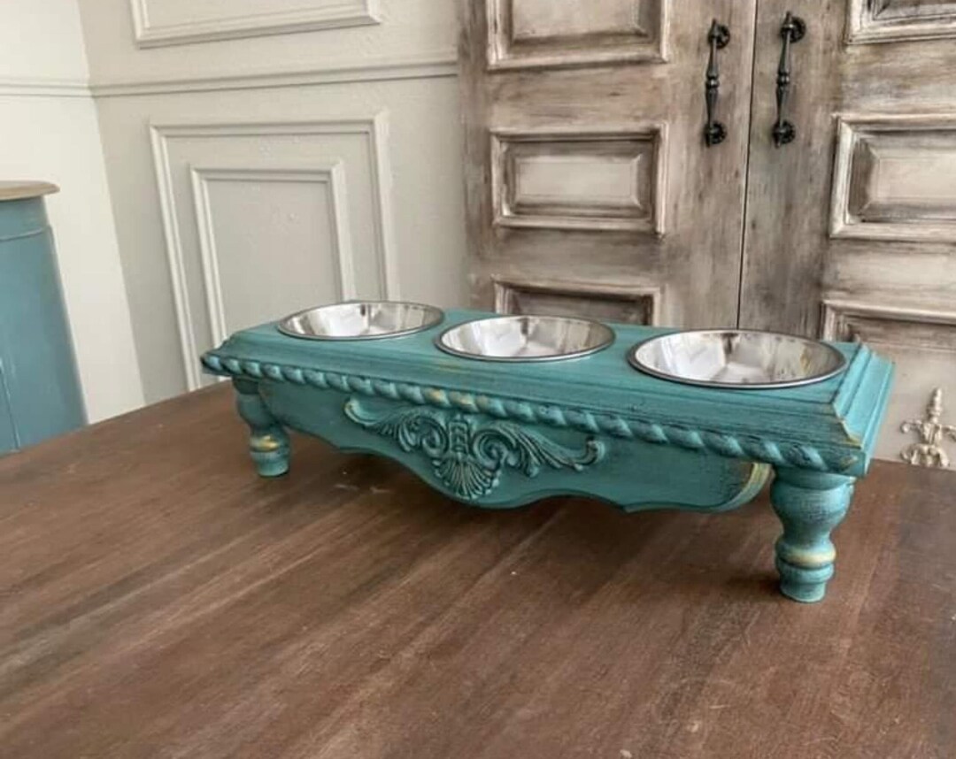 Raised Small Dog Bowl,pet Feeder,custom Modern Elevated Dog Bowl Stand ...