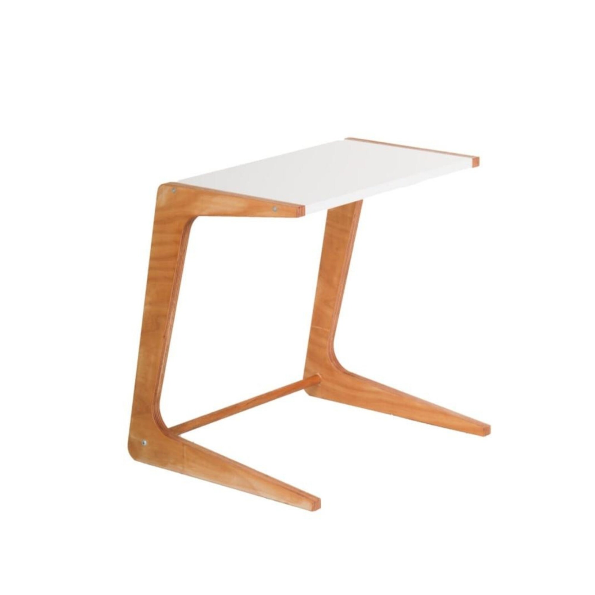 Sleek Wooden Coffee Table wood Laptop Desk,modern Minimalist Design for ...