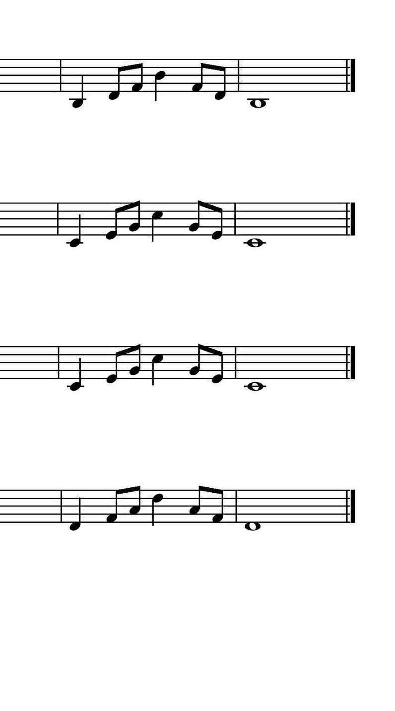 Minor Scales, Bass Clef, Printable Music Scales, Music Staff Paper ...