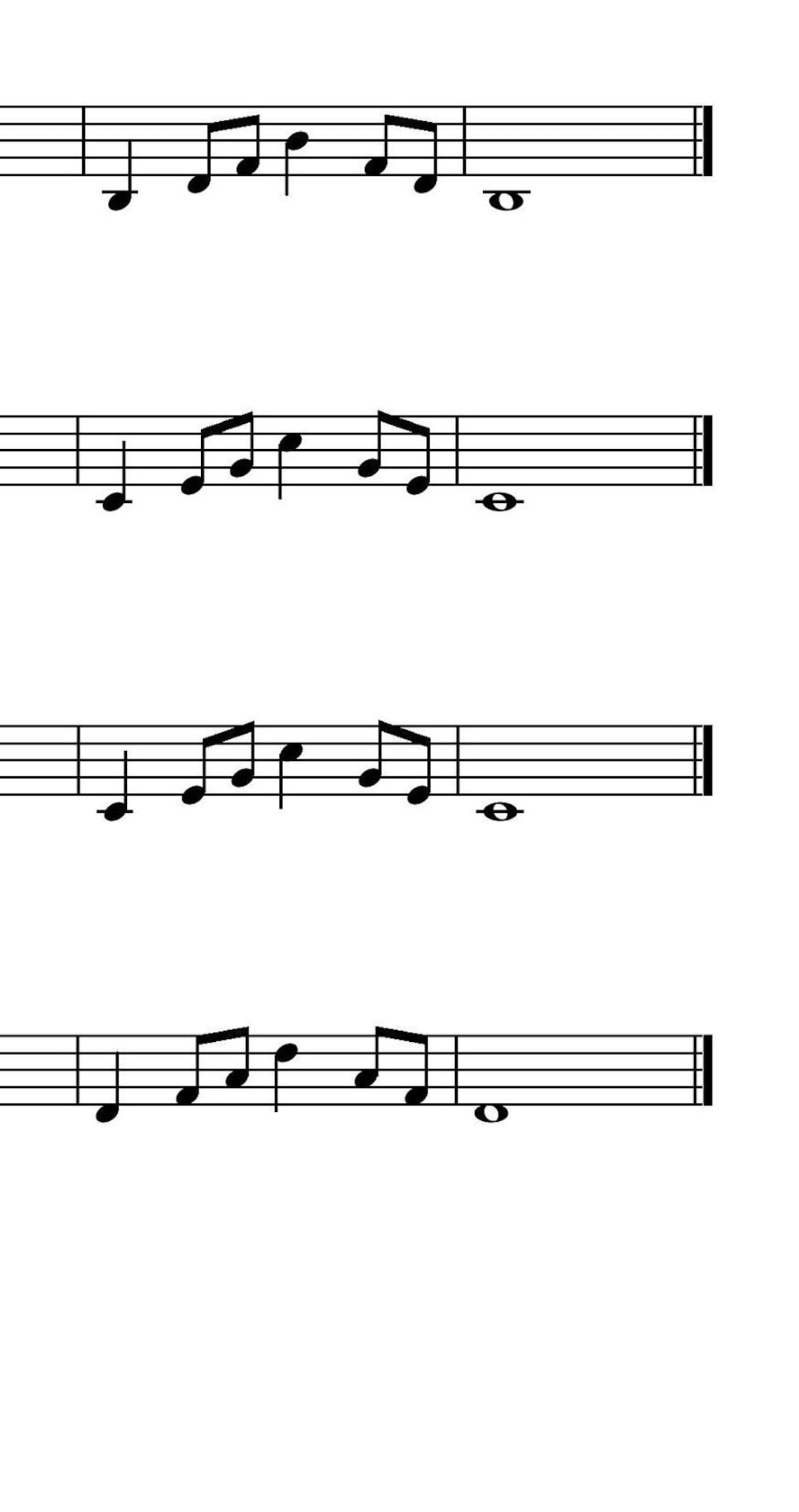 Major Scales, Bass Clef, Printable Music Scales, Music Staff Paper ...