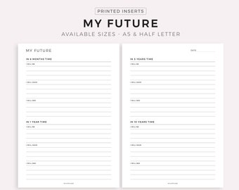 Future Goal Planner - Etsy