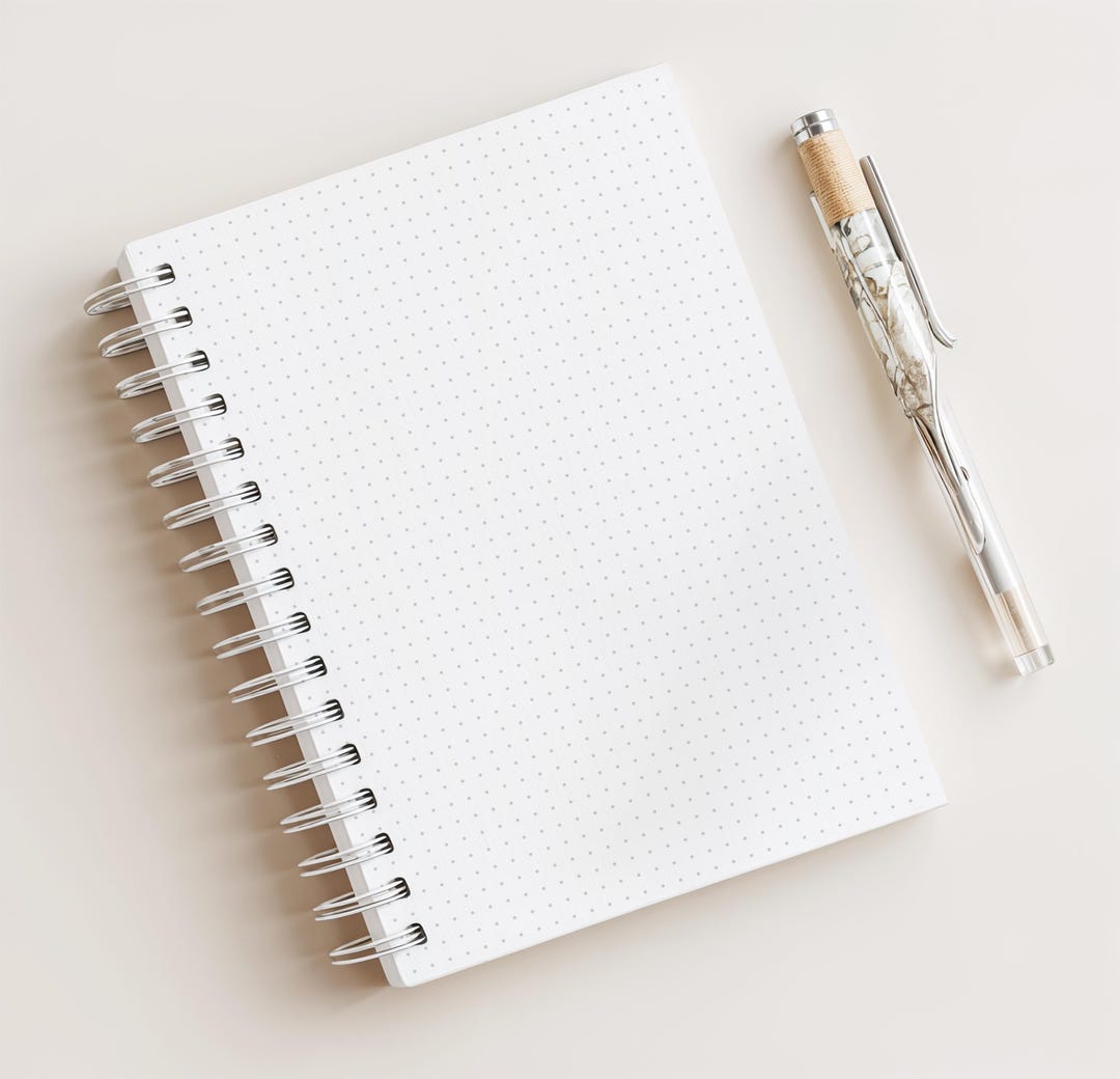 4mm Dot Grid Notebook • 200 Pages • A5 Size • Printed - Etsy