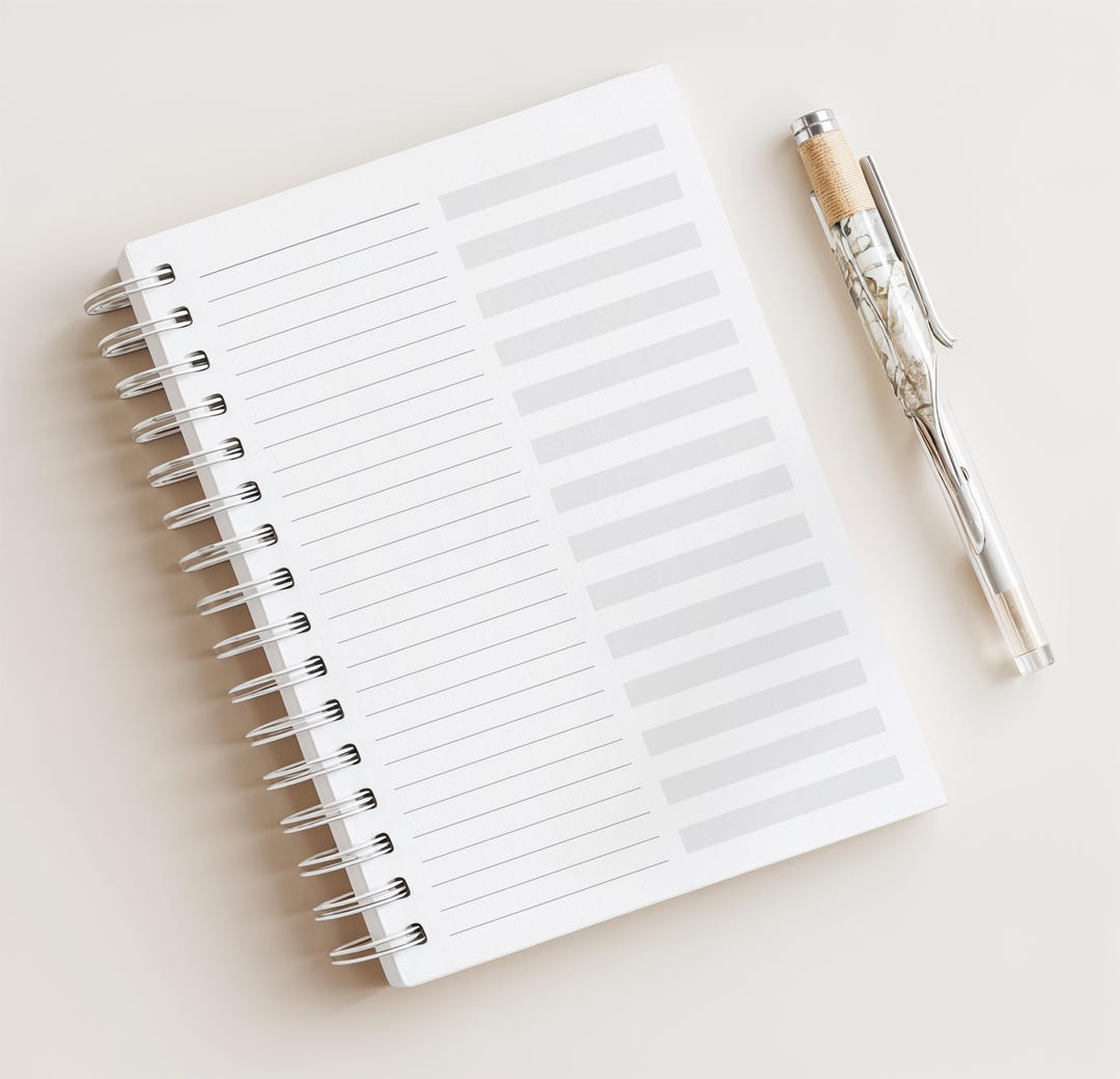 2-column Notes • Split Page Writing Notebook • A5 Size • 200 Pages ...
