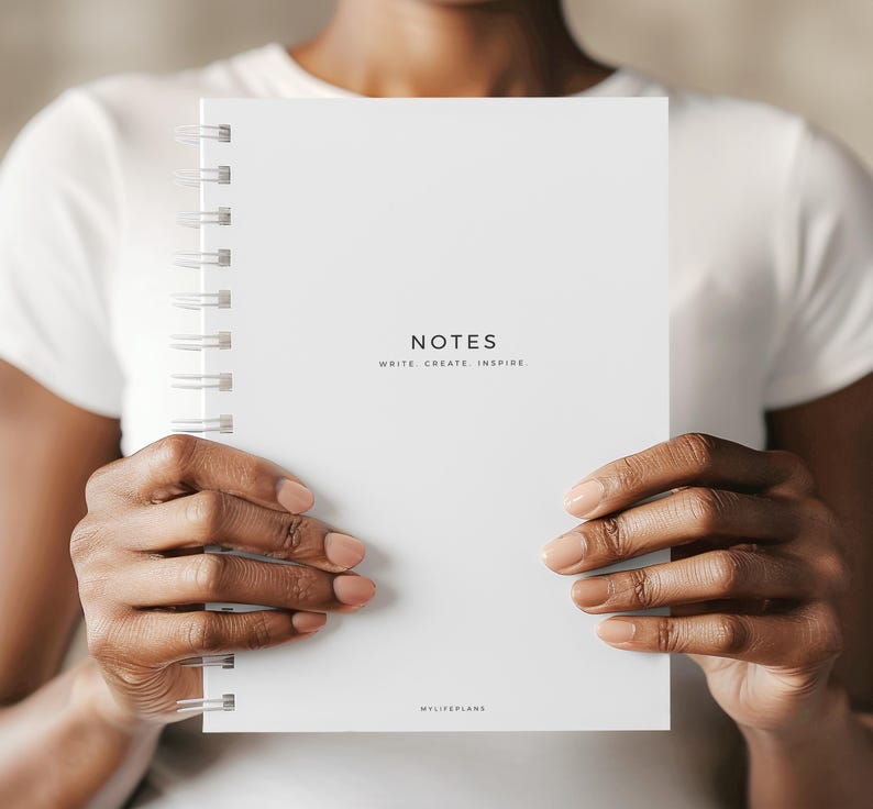 Lined Notebook • Writing Paper • Note Taking • A5 Size • 200 Pages ...