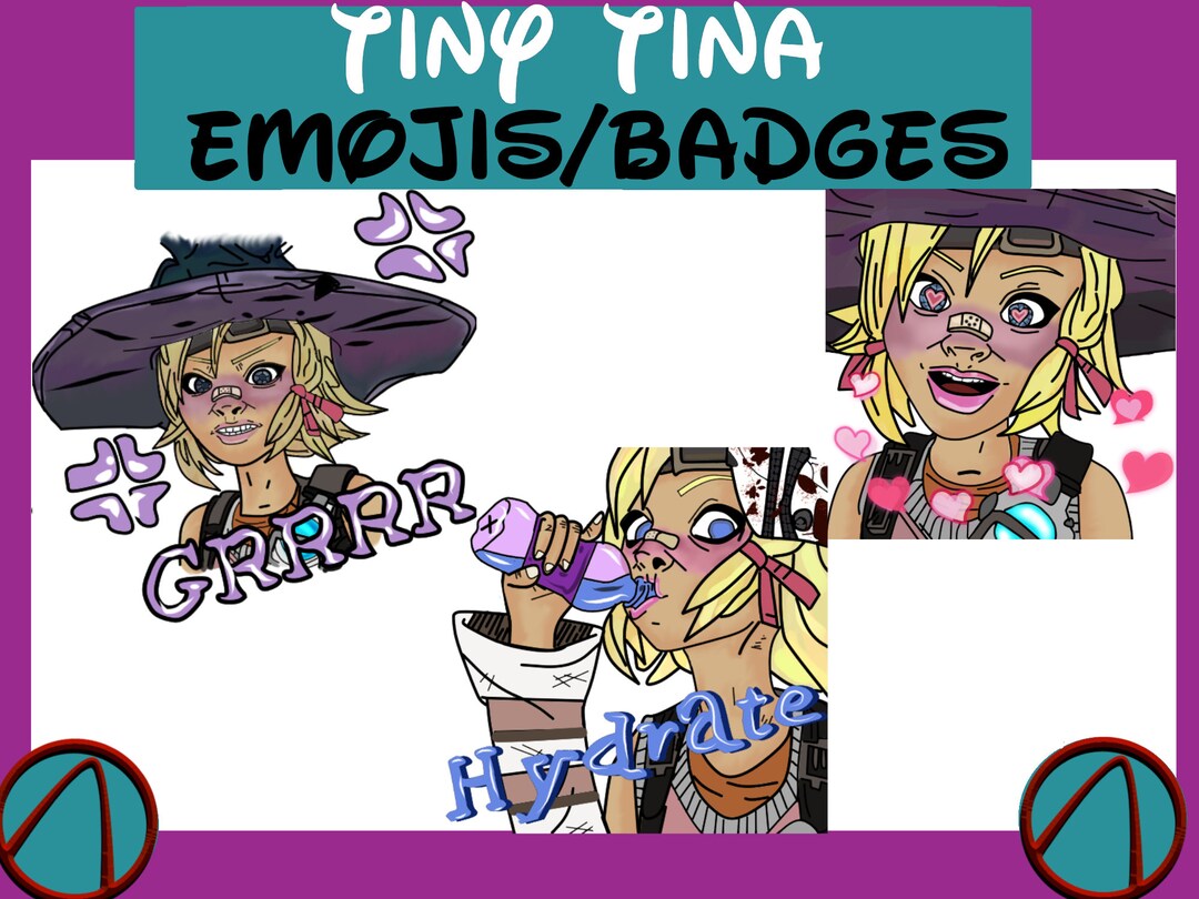 3 Tiny Tina Borderlands/wonderlands Emotes PART 3 / Tiny - Etsy