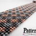 Pattern Only ** - Diagonal Right Angle Weave - 3-color Weave- Instant ...
