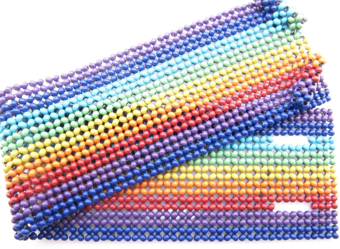 Pattern Only ** - Diagonal Right Angle Weave - Rainbow Pattern - PRIDE ...
