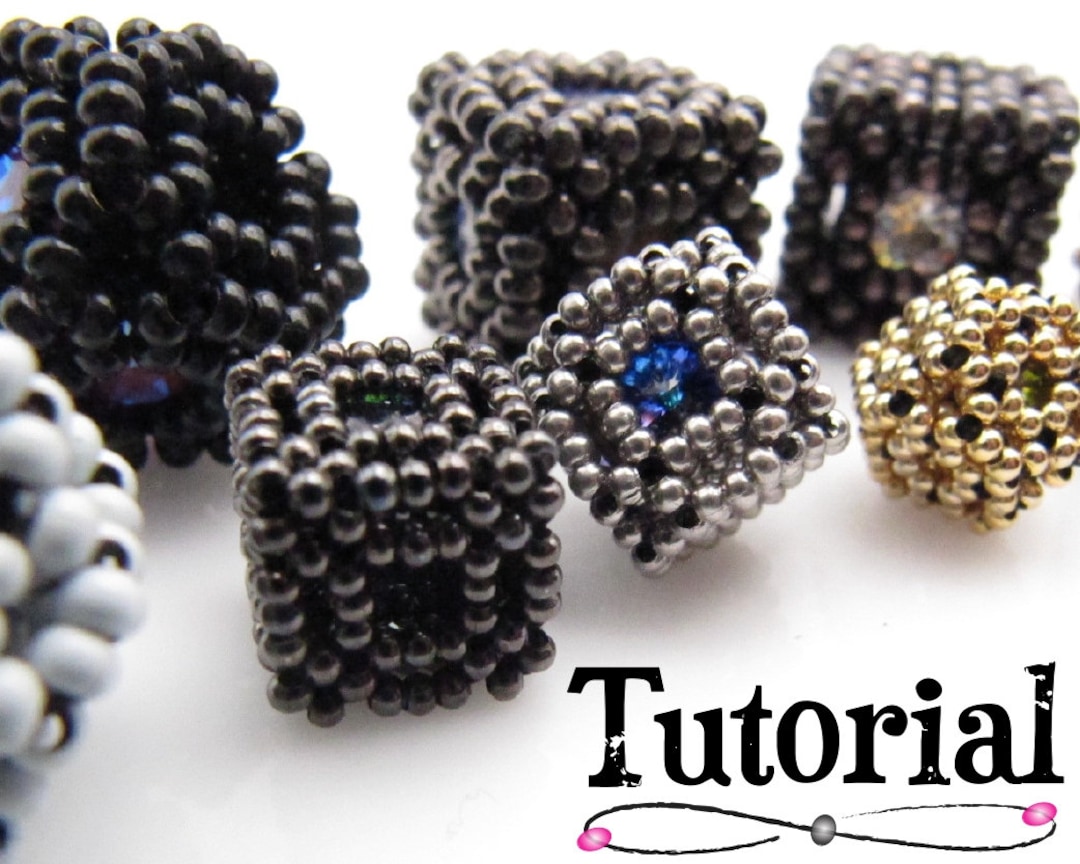 PDF **tutorial** CRAW Captured Chaton Beaded Bead - Step-by-step ...