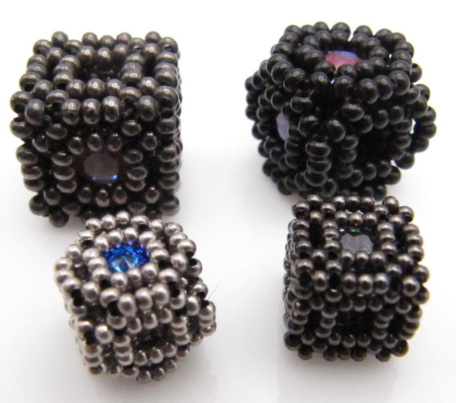 PDF **tutorial** CRAW Captured Chaton Beaded Bead - Step-by-step ...
