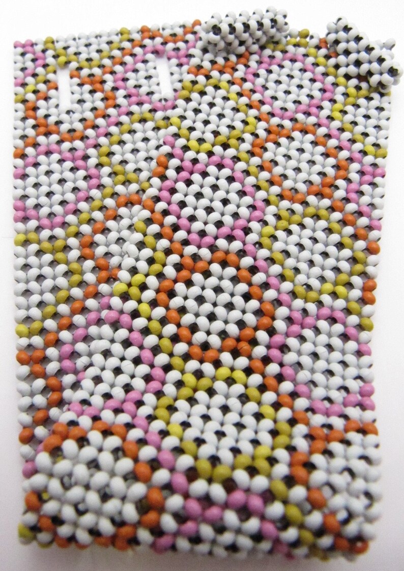 Pattern Only ** - Diagonal Right Angle Weave - Retro Squares - Instant ...