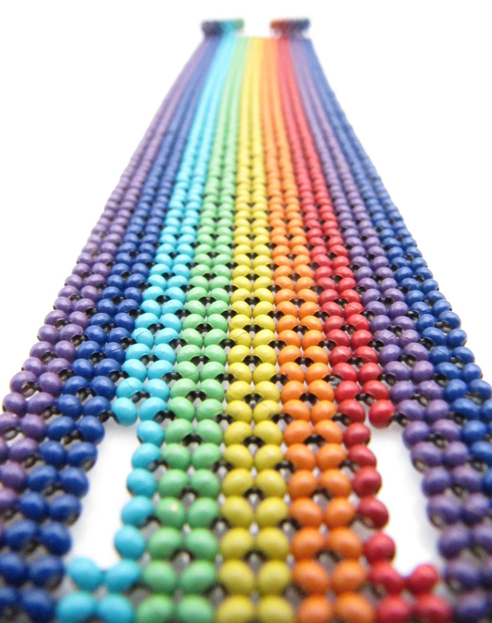 Pattern Only ** - Diagonal Right Angle Weave - Rainbow Pattern - PRIDE ...
