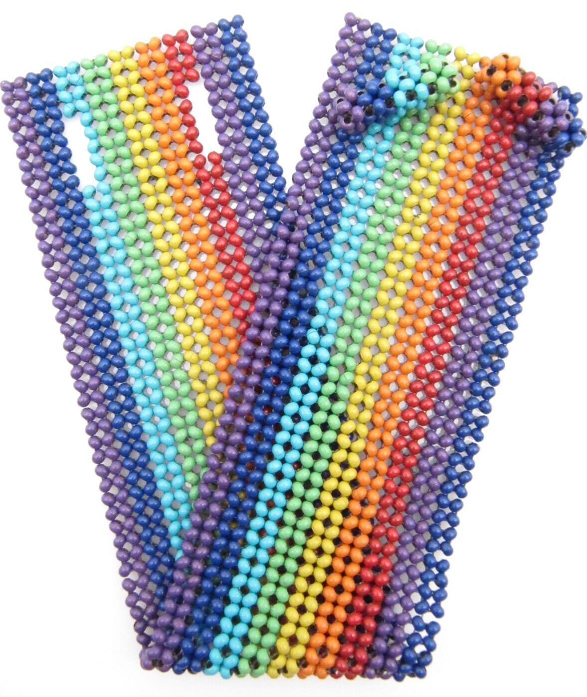 Pattern Only ** - Diagonal Right Angle Weave - Rainbow Pattern - PRIDE ...