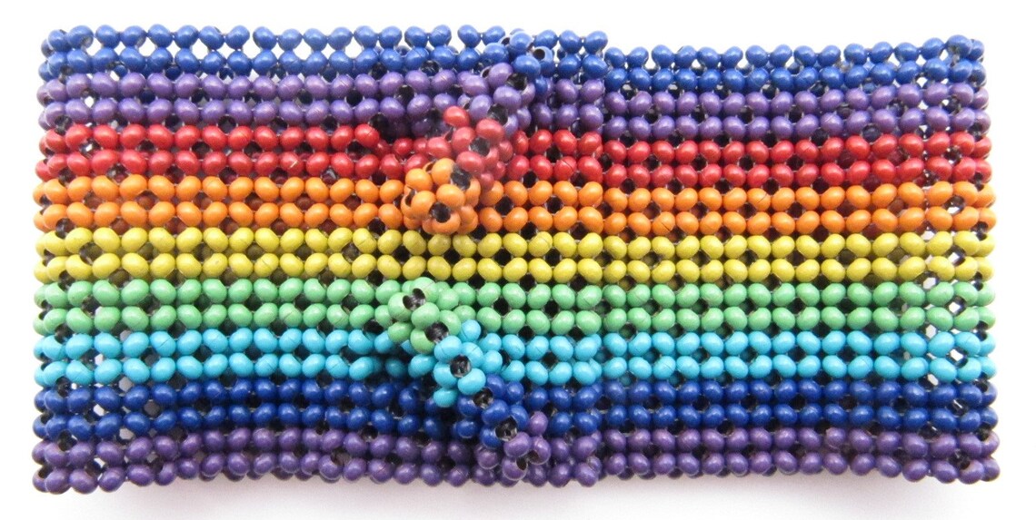 Pattern Only ** - Diagonal Right Angle Weave - Rainbow Pattern - PRIDE ...