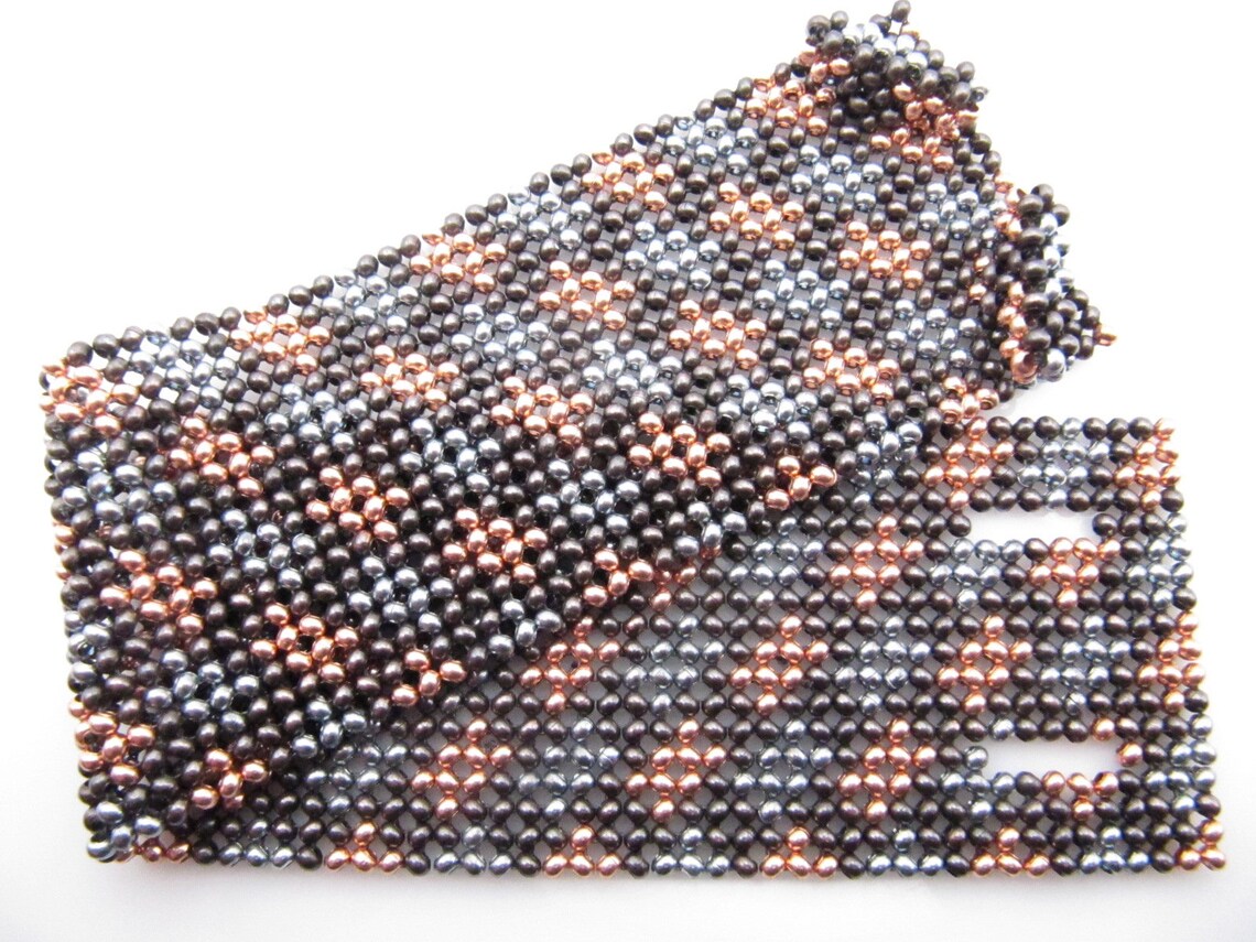 Pattern Only ** - Diagonal Right Angle Weave - 3-color Weave- Instant ...