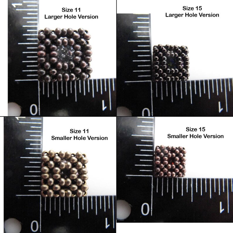 PDF **tutorial** CRAW Captured Chaton Beaded Bead - Step-by-step ...