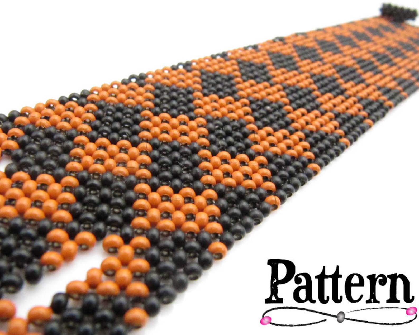 Pattern Only ** - Right Angle Weave - 2 Color Weave - Instant PDF ...
