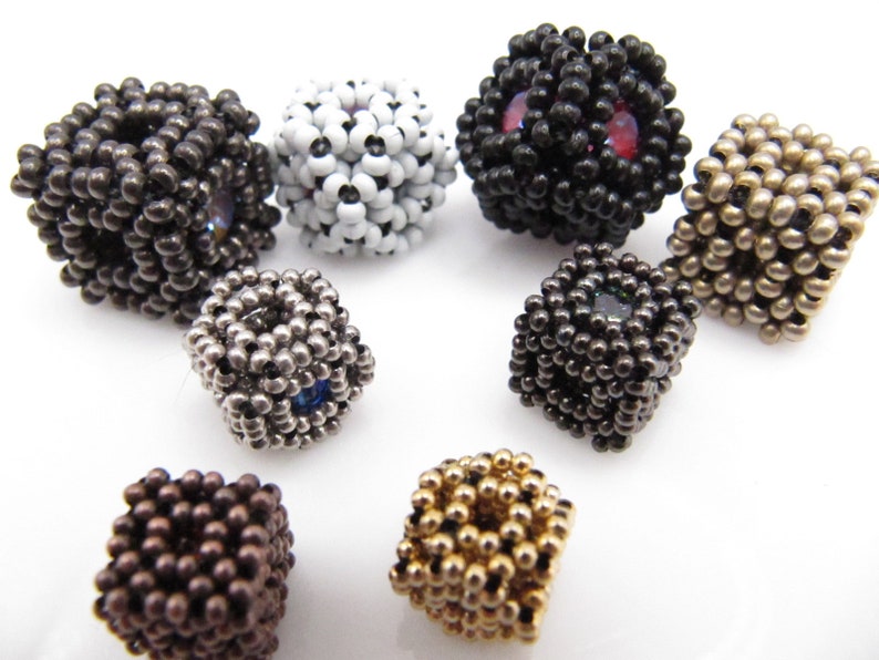 PDF **tutorial** CRAW Captured Chaton Beaded Bead - Step-by-step ...