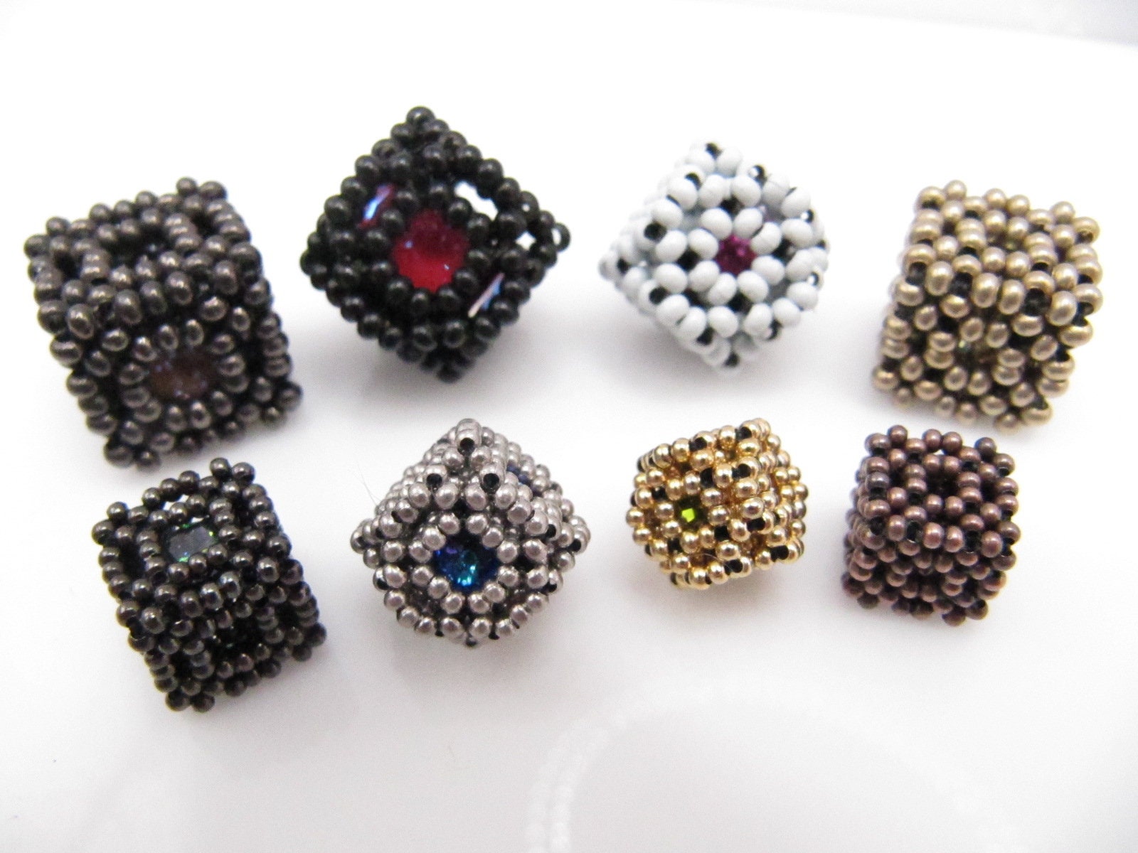 PDF **tutorial** CRAW Captured Chaton Beaded Bead - Step-by-step ...