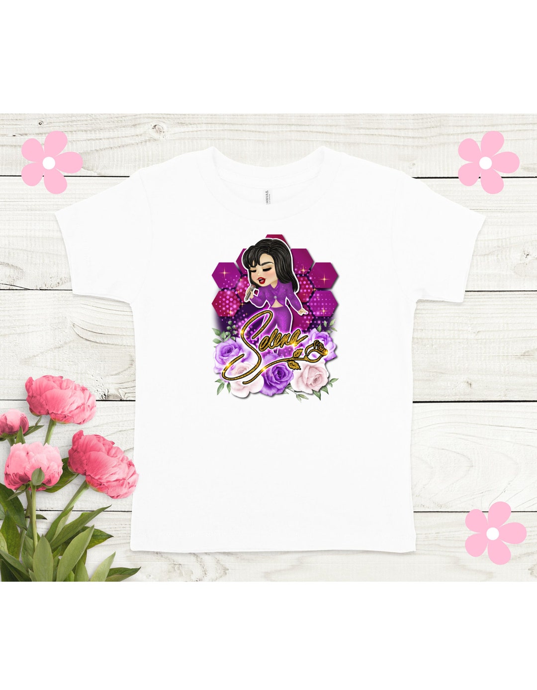 Selena Girl Shirt - for Kids, Unisex. La Reina De La Cumbia. Selena ...