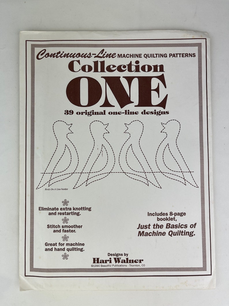 Vintage 1990 Collection One Designs by Hari Walner 39 Continuous Line ...