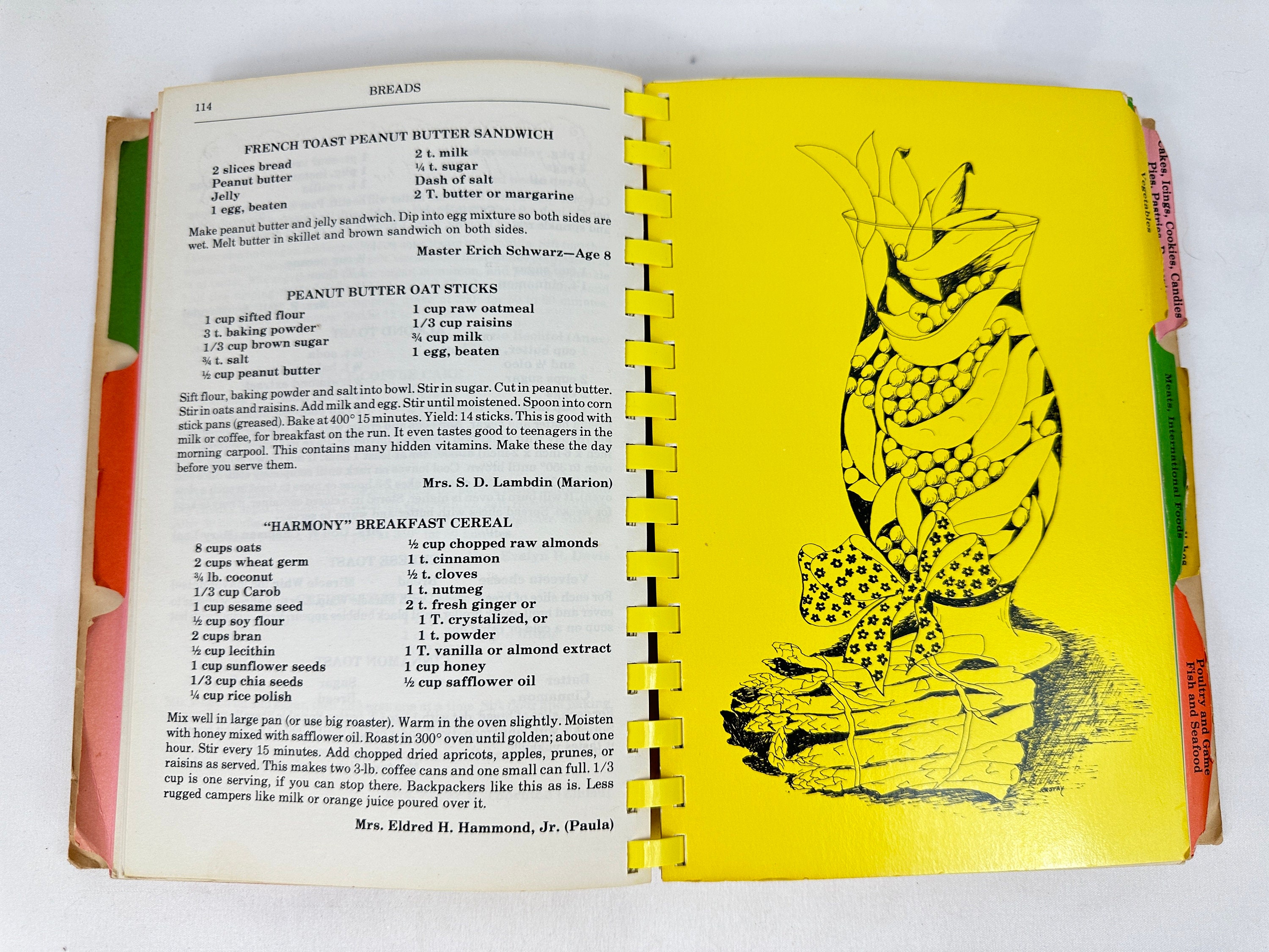 1981 Vintage Local Cookbook Presbyterian Potourri Compiled by First ...