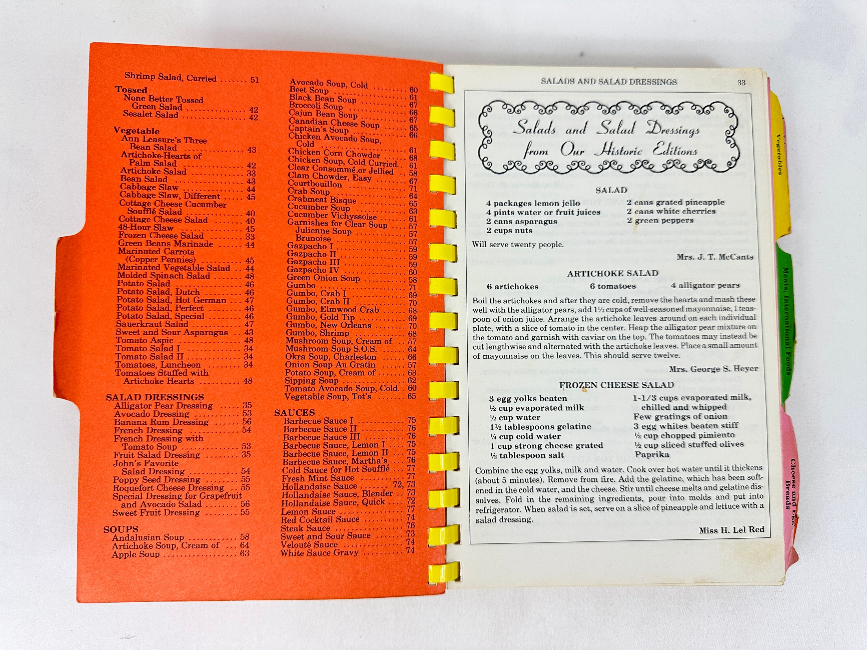 1981 Vintage Local Cookbook Presbyterian Potourri Compiled by First ...