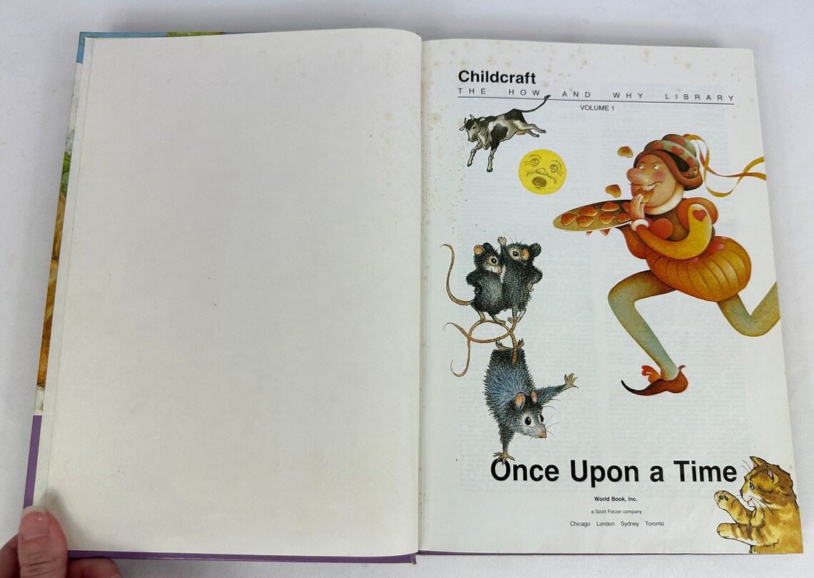 Childcraft the How and Why Library Volume 1 Once Upon A Time 1993 World ...