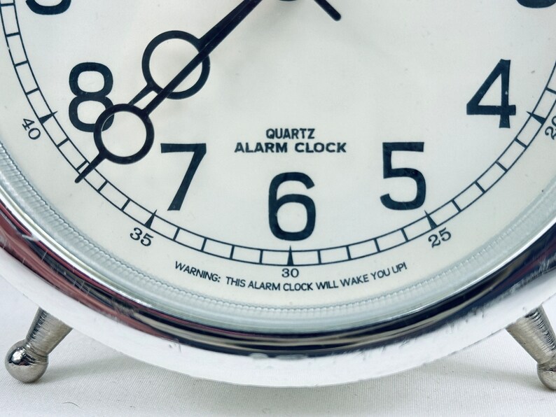 Vintage 1990s Sterling & Noble Clock Company 4 Retro Chrome Analog ...