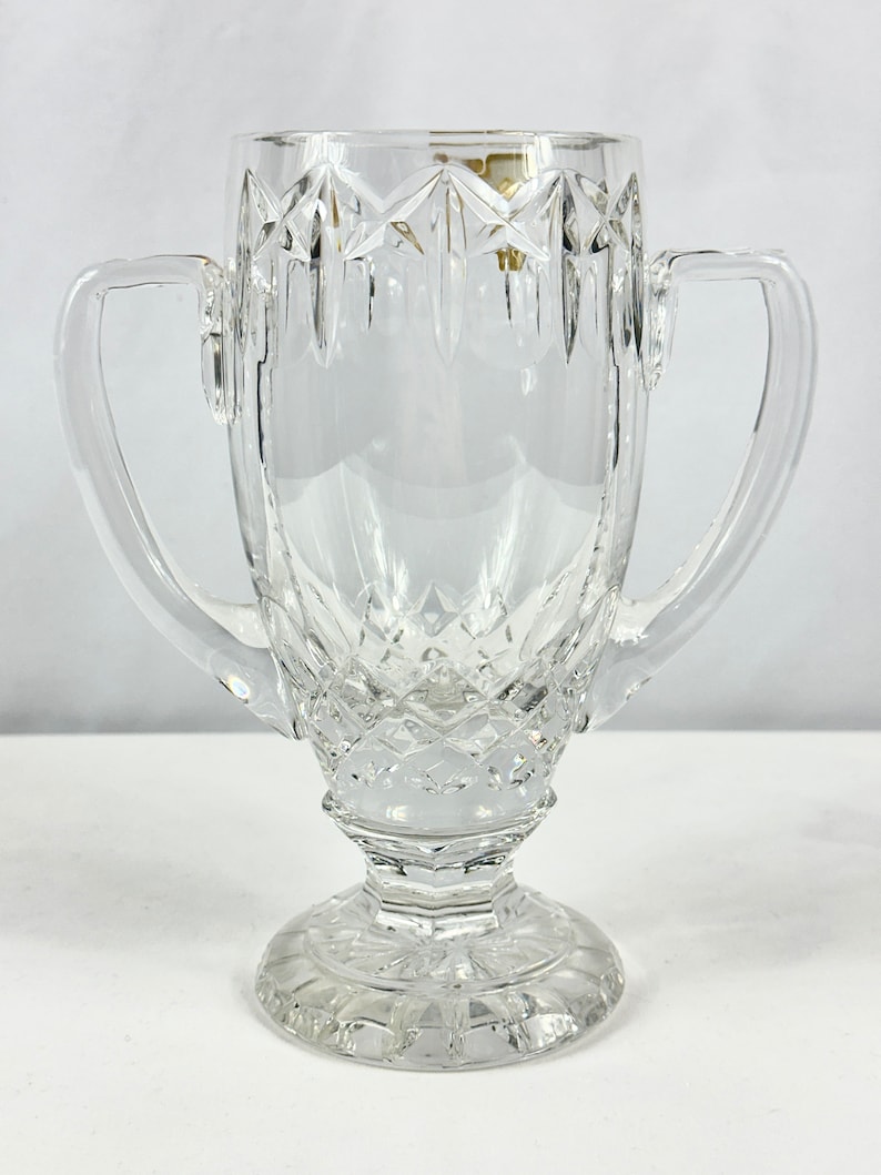Art Deco Double Handle Trophy Nizbor A. Ruckl & Sons 24% Lead Crystal ...