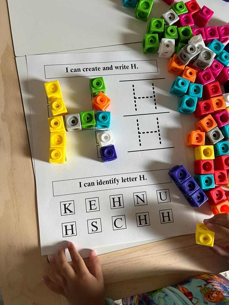 I Can Create, Write, and Identify LETTERS! - Etsy