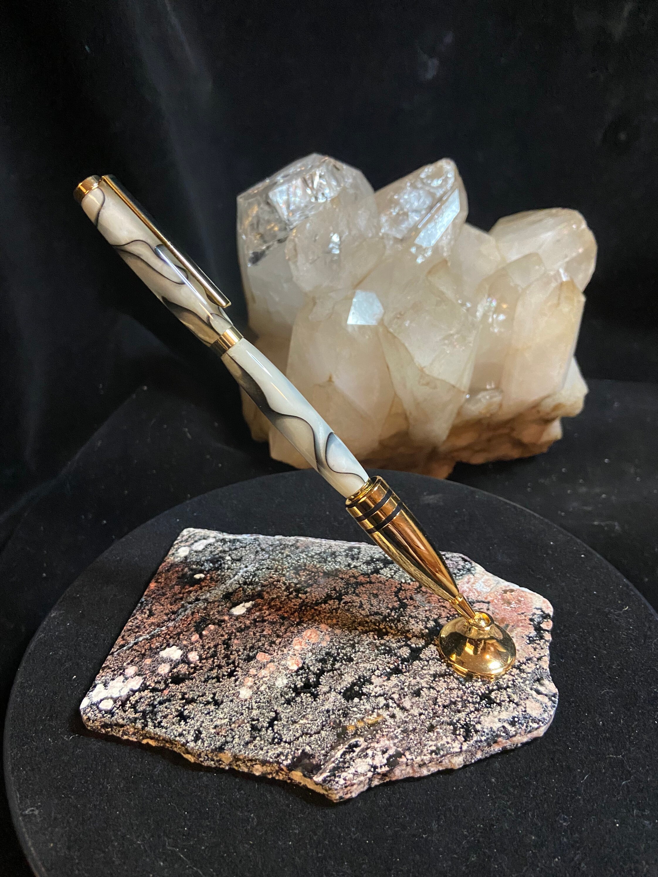 Firework Obsidian Polished Slab With Pen Funnel and Slimline - Etsy