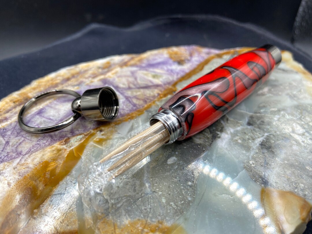 Key Chain Toothpick Holder - Etsy