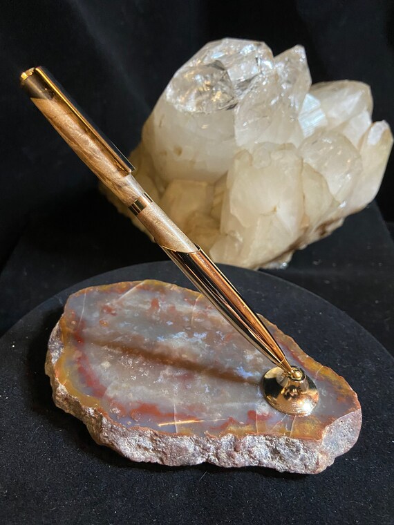 Dinosaur Poop Executive Desk Set With Slimline Pen | Etsy