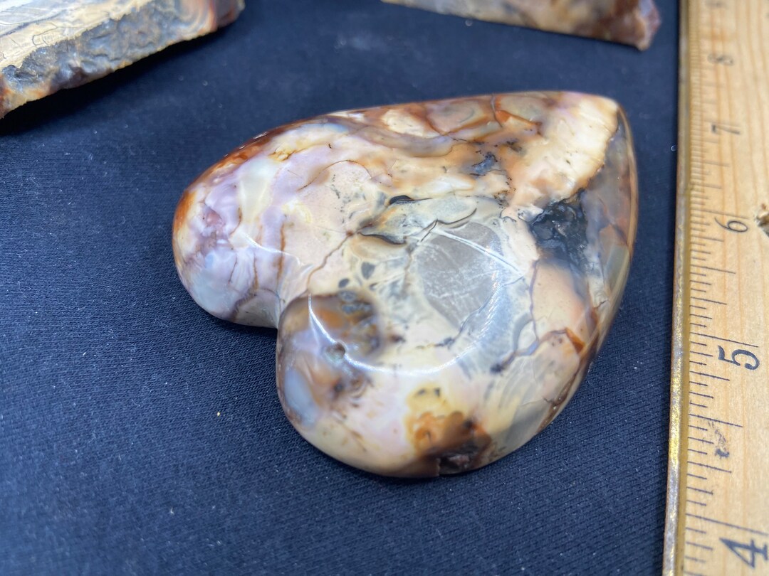 Jasper Heart - Etsy