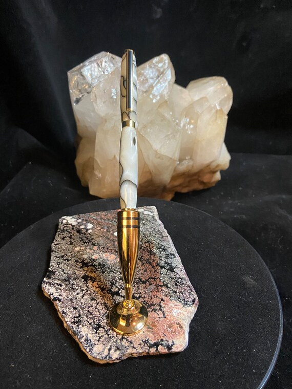 Firework Obsidian Polished Slab With Pen Funnel and Slimline | Etsy