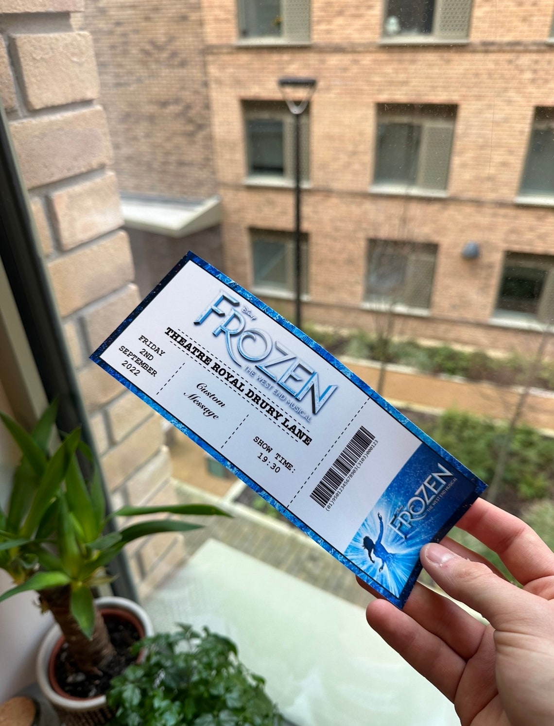 Custom Theatre Tickets Fake | Surprise Theatre Ticket | Ticket Show ...