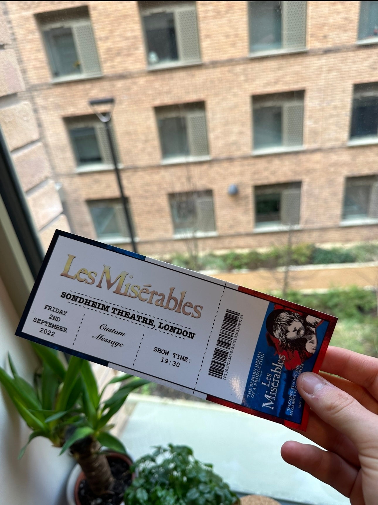 Custom Theatre Tickets Fake | Surprise Theatre Ticket | Ticket Show ...