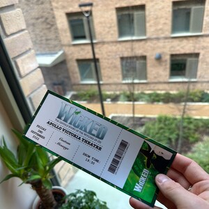 Custom Theatre Tickets Fake | Surprise Theatre Ticket | Ticket Show ...