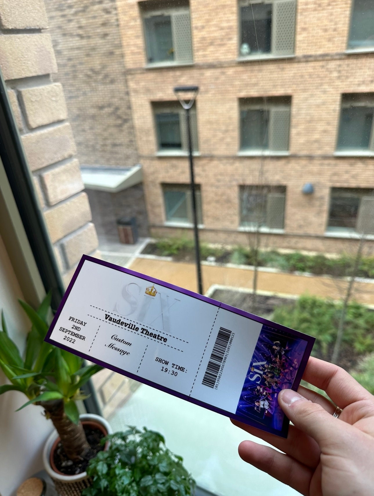 Custom Theatre Tickets Fake | Surprise Theatre Ticket | Ticket Show ...