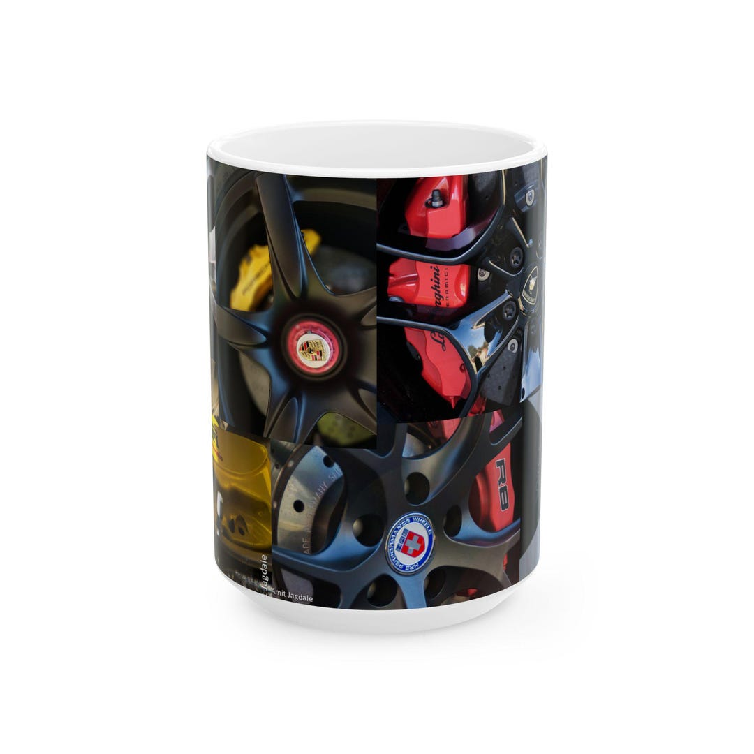 Car Wheels & Brakes Mug: Automotive Enthusiast Coffee Cup - Etsy